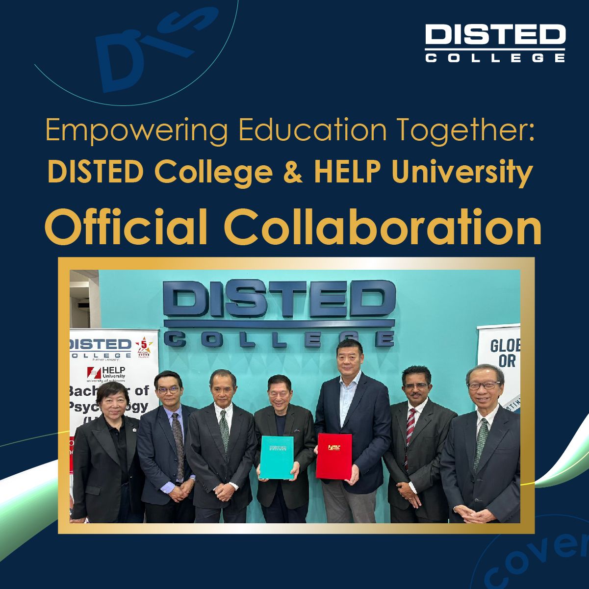 HELP UNIVERSITY EXPANDS ITS STRATEGIC PARTNERSHIP WITH DISTED COLLEGE ...